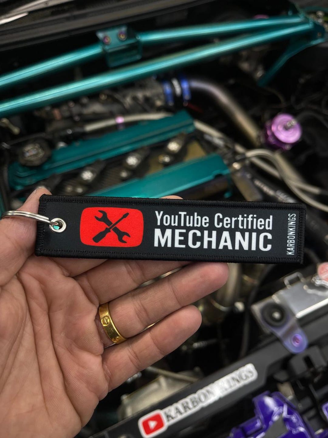Youtube Certified Mechanic Car Keytag Jet Tag - Etsy