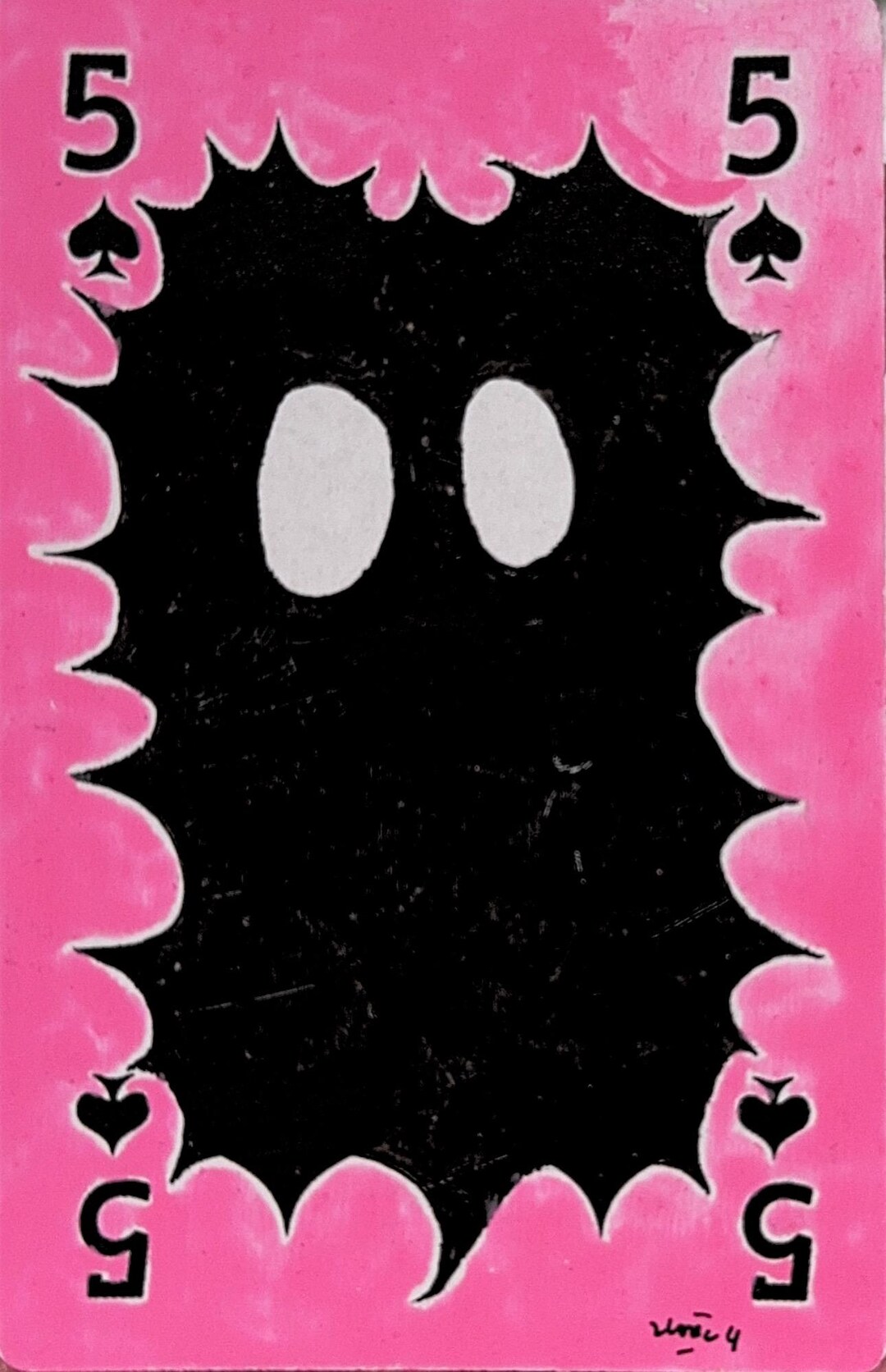 COOL (born in 1993) Five of Spades, 2024 Collage on Playing Card ...