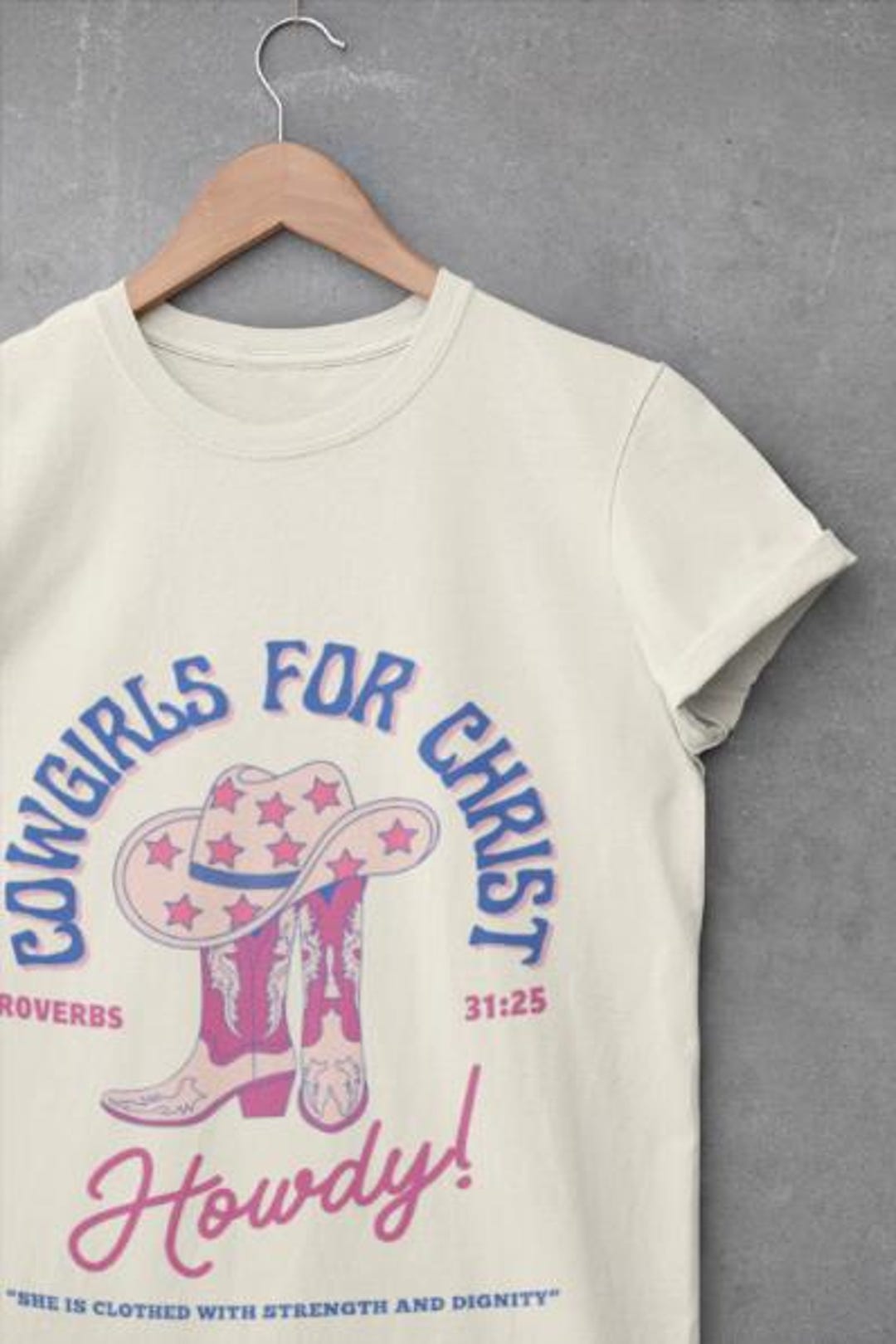 Vintage Christian Cowgirls for Christ Western Tee, Unisex T-shirt ...
