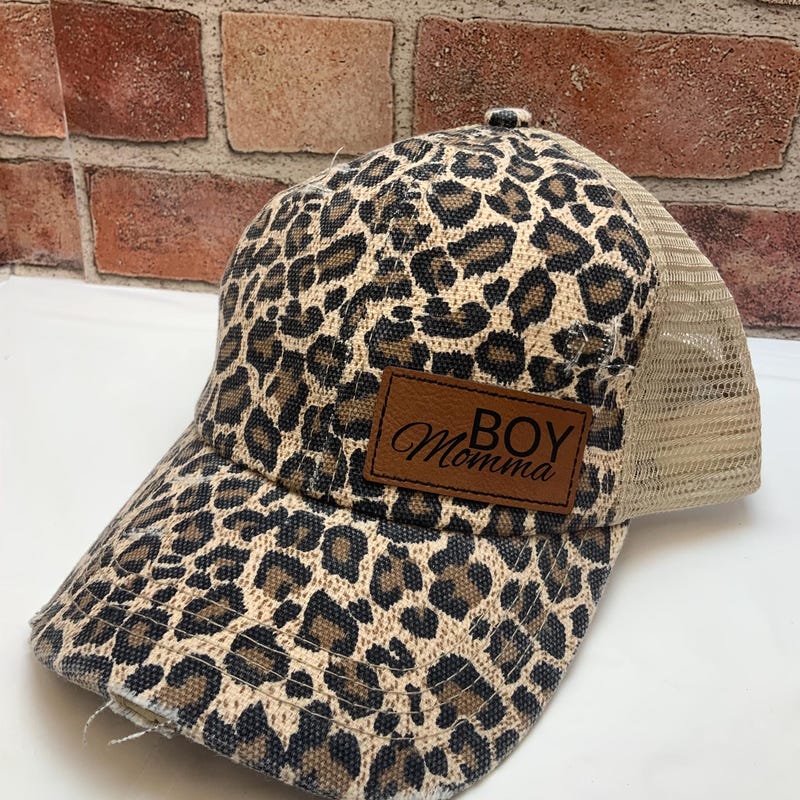 Leopard Print Mom Hats - Etsy