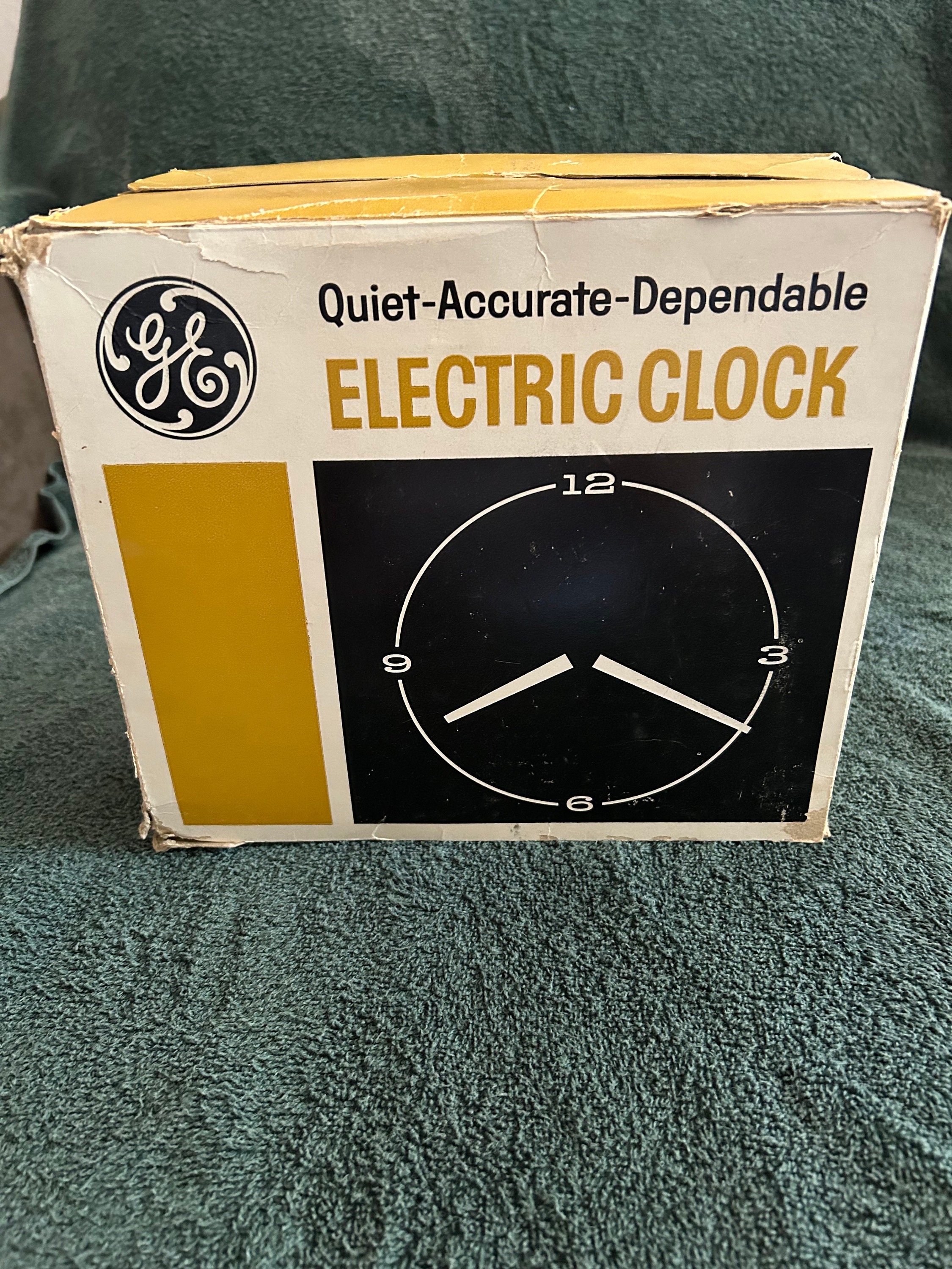 RARE GE Working Red Wall Clock With 2nd Hand - Etsy