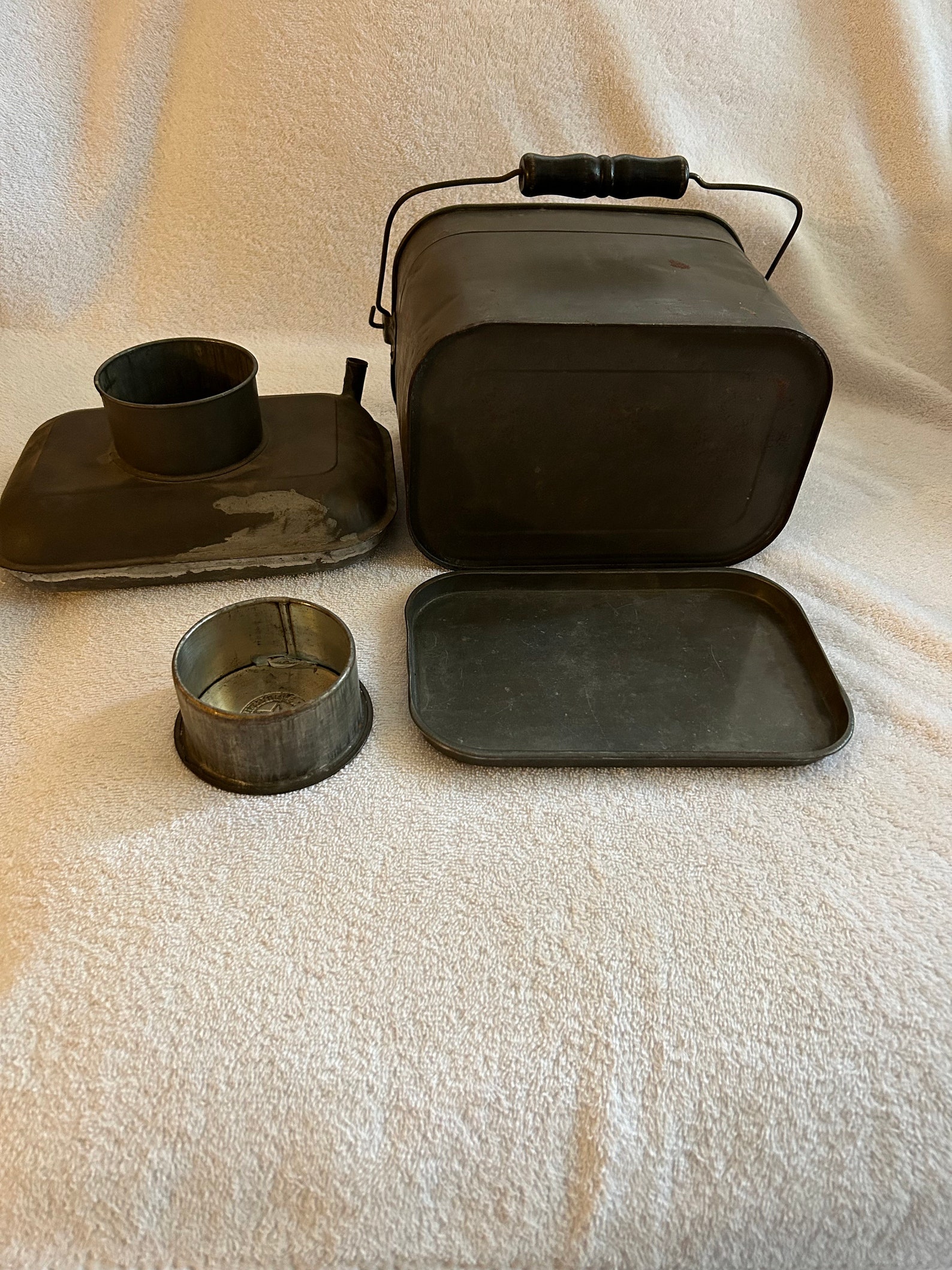 Very Rare Antique Miners-railroad Lunch Pail by Cream City Ware - Etsy