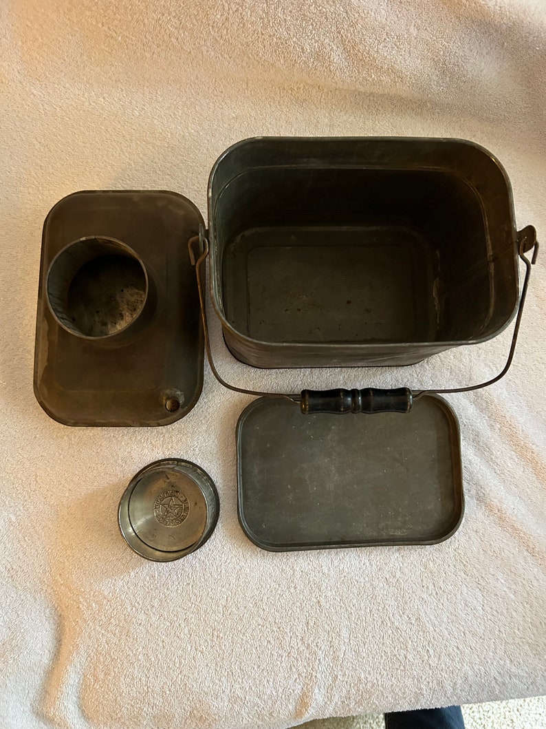 Very Rare Antique Miners-railroad Lunch Pail by Cream City Ware - Etsy