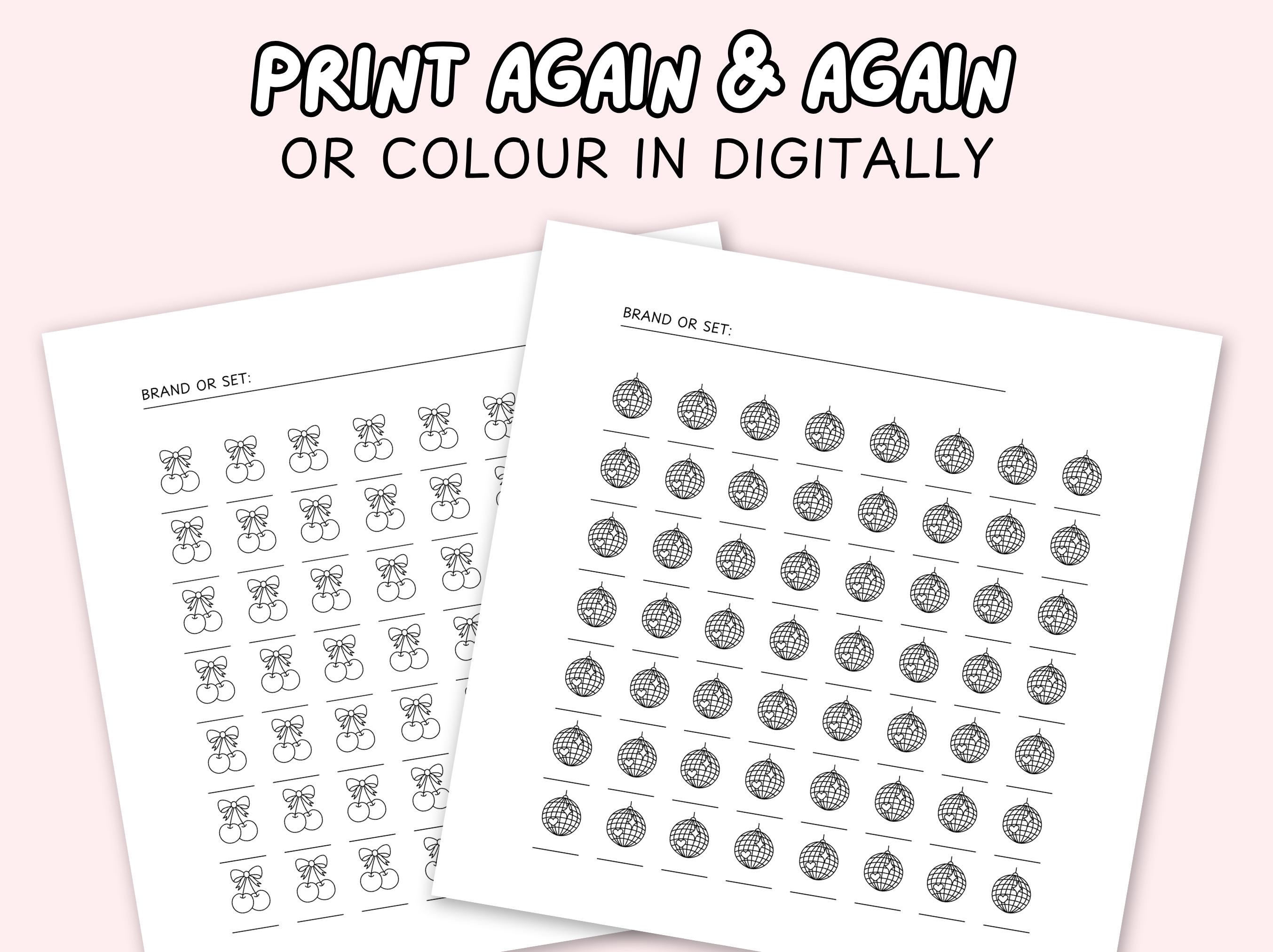 Coloring Practice Sheets | Swatch and Blending Pages for Marker ...