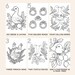 12 Days of Christmas Coloring Book, Printable Winter Coloring Pages for ...