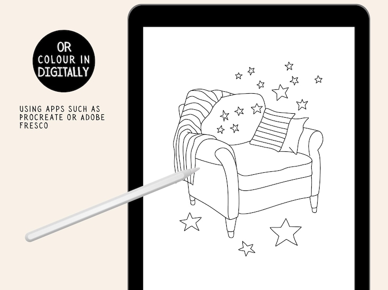 Kawaii Cozy Corners Coloring Pages for Adults, Printable 40 Page ...