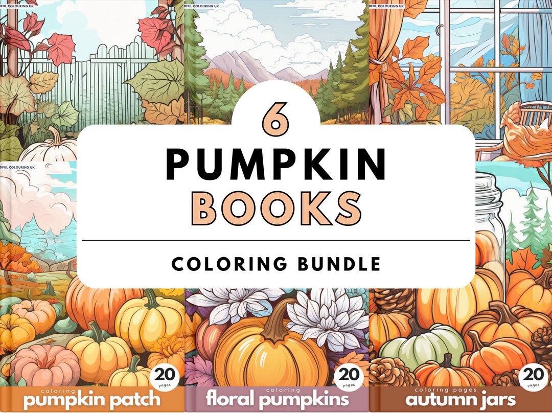 Fall Coloring Pages Adult Coloring, Autumn Book Bundle, Cozy Coloring ...
