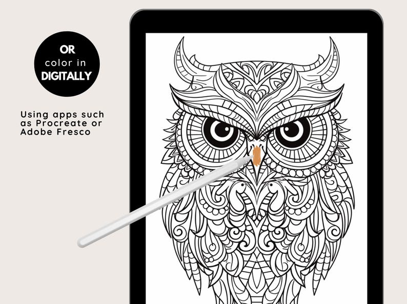 Mandala Animal Coloring Pages, Bold Easy Pattern Mandalas, Forest ...