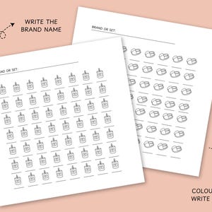 Color Swatch Chart A4 | Cozy Printable Colour Palette Book | Digital ...