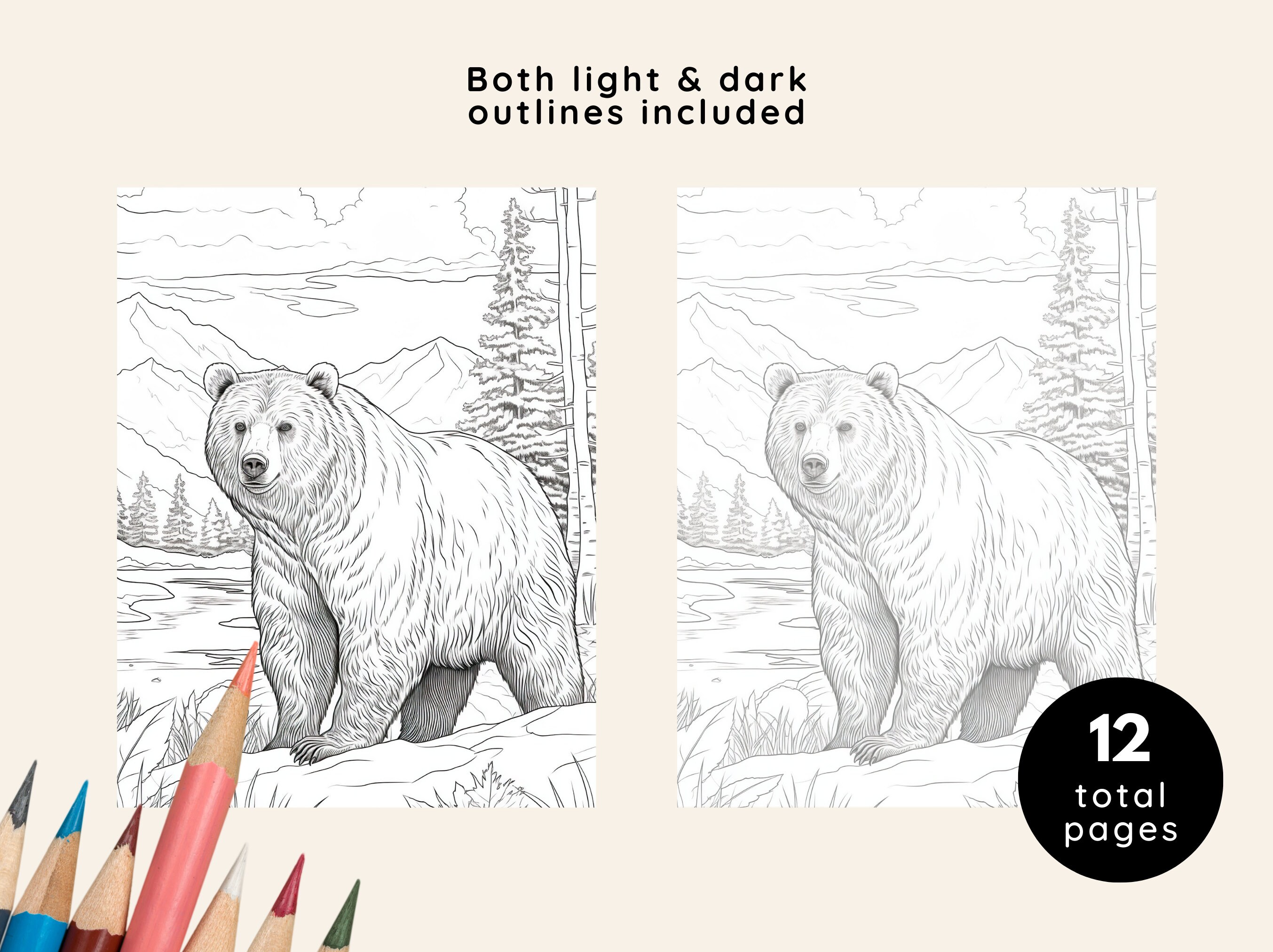 Woodland Animals Coloring, Fall Animal Coloring Pages, Autumnal ...