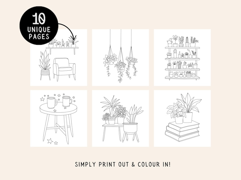 Kawaii Cozy Corners Coloring Pages for Adults, Printable 40 Page ...