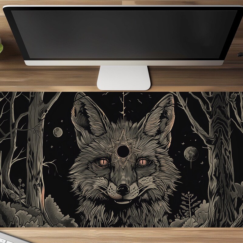 Fox Mouse Pad - Etsy