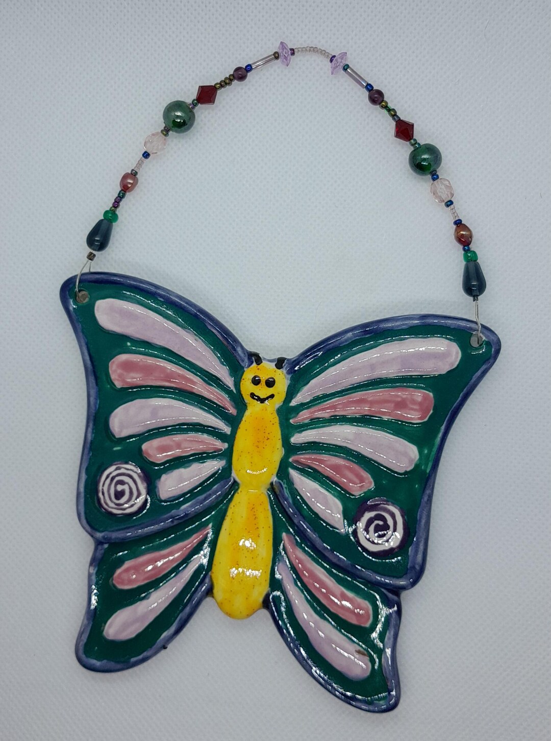Ceramic Painted Butterfly - Etsy