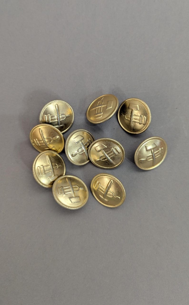 Vintage Railwayman Buttons, Soviet Army Buttons, Vintage Buttons ...