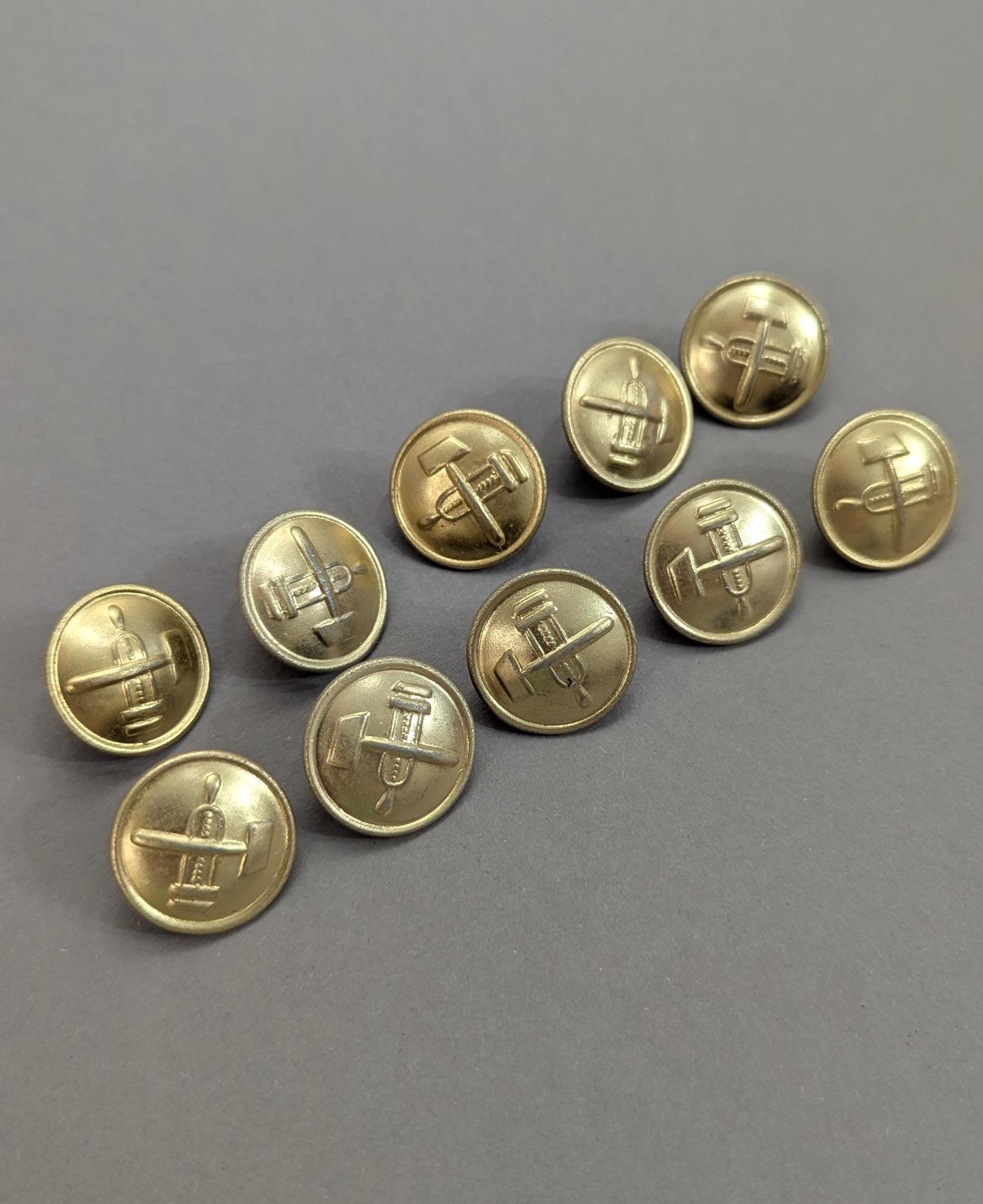 Vintage Railwayman Buttons, Soviet Army Buttons, Vintage Buttons ...
