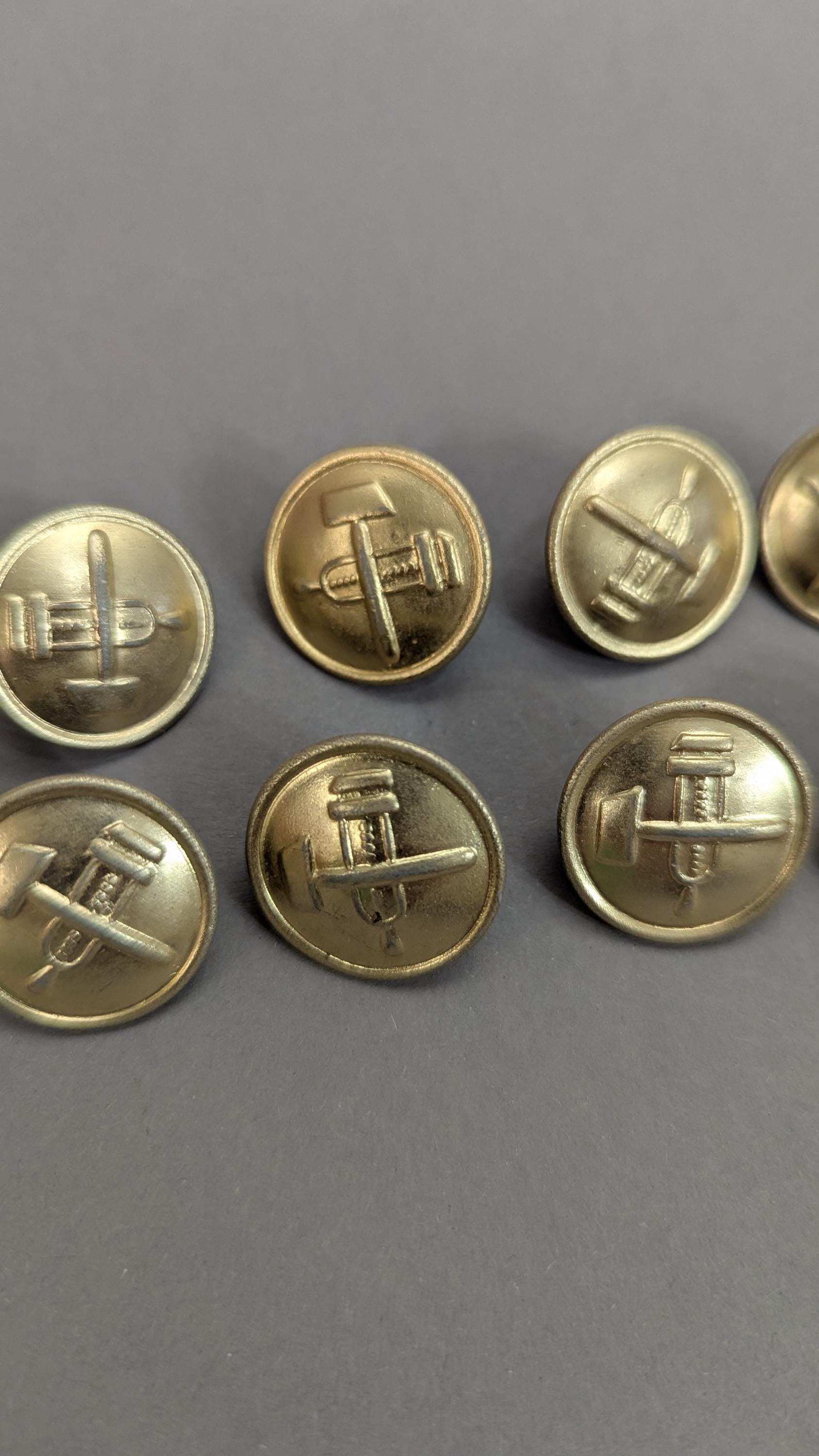 Vintage Railwayman Buttons, Soviet Army Buttons, Vintage Buttons ...