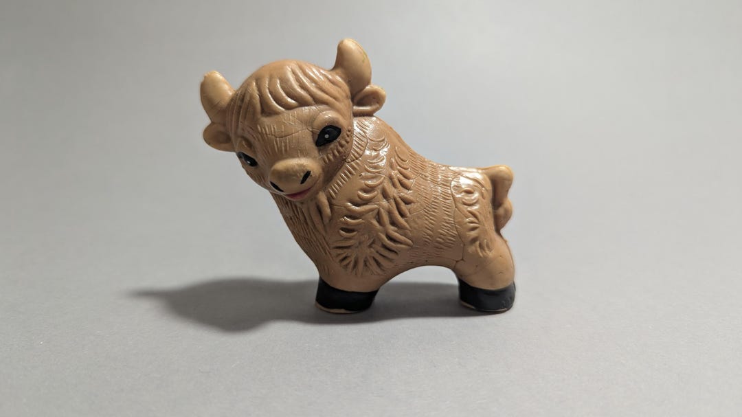 Vintage Rubber Toy, Soviet Rubber Bull, Vintage Toys, Small Bull ...