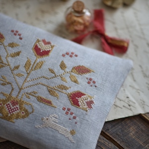 Hooray for Spring - Counted Primitive Cross Stitch Pattern Easter PDF ...