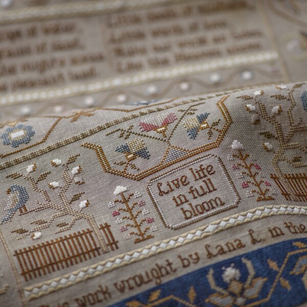 Cross Stitch Sampler Pattern - Etsy