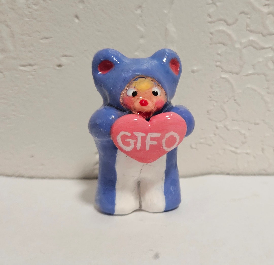 GTFO Bear Figurine - Etsy