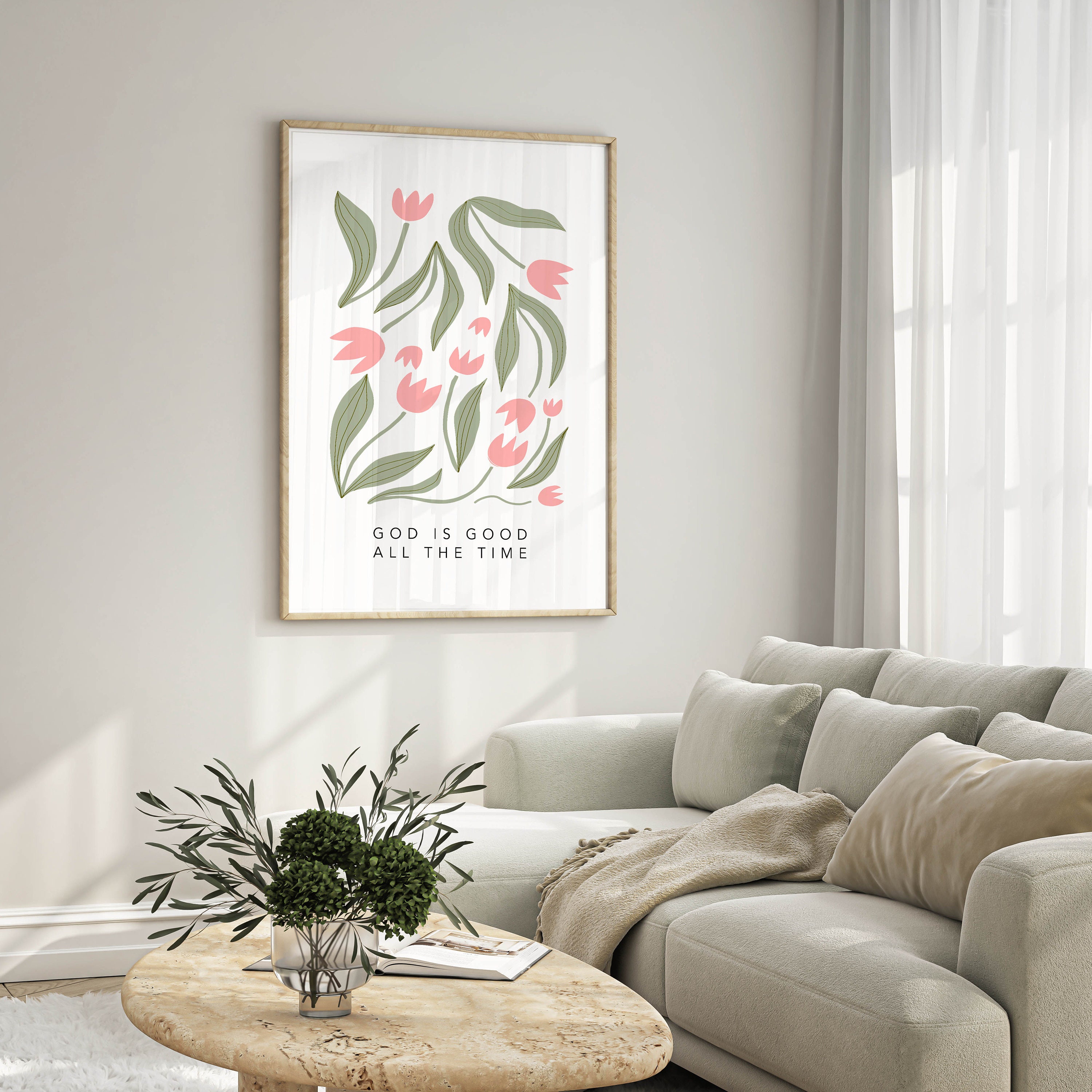 God is Good All the Time | Bible Verse, Scripture Print, Christian Art ...