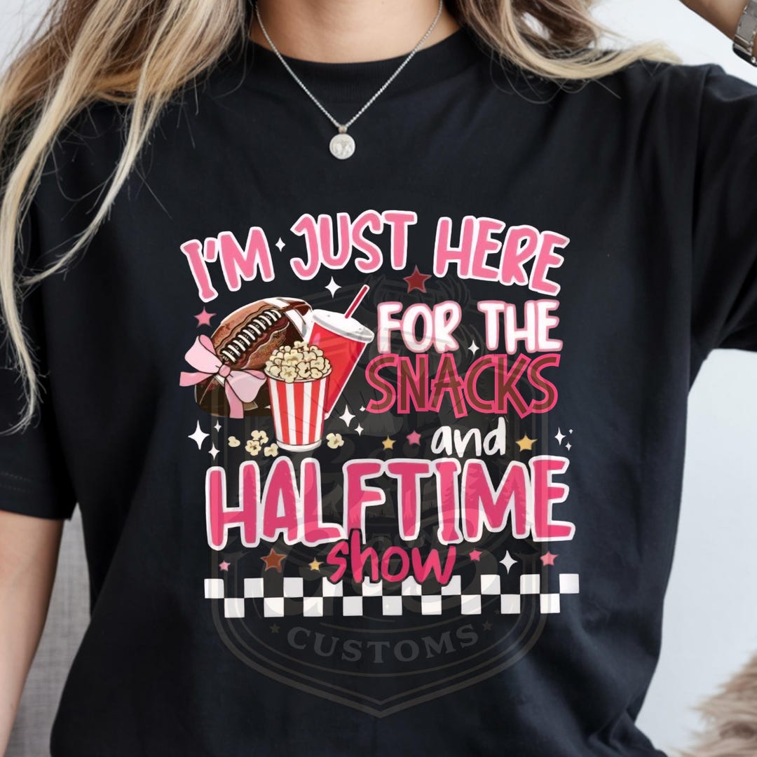 Super Bowl Snacks Halftime Show Shirt, Football Lover Tee - Etsy