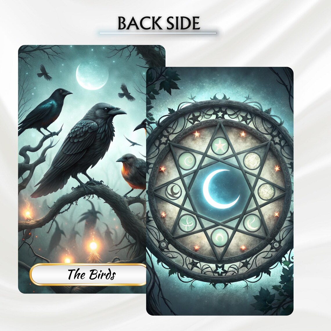 Witch Tarot Deck Gothic Lenormand Tarot Deck Printable Tarot Cards ...