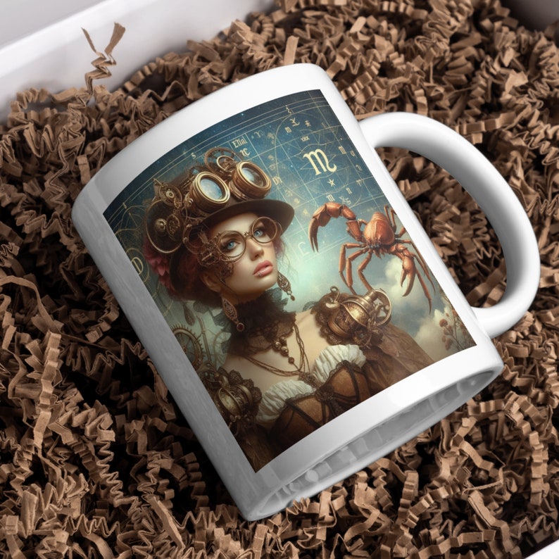 Steampunk Zodiac Collection Digital Art Prints Zodiac Signs Astrology ...