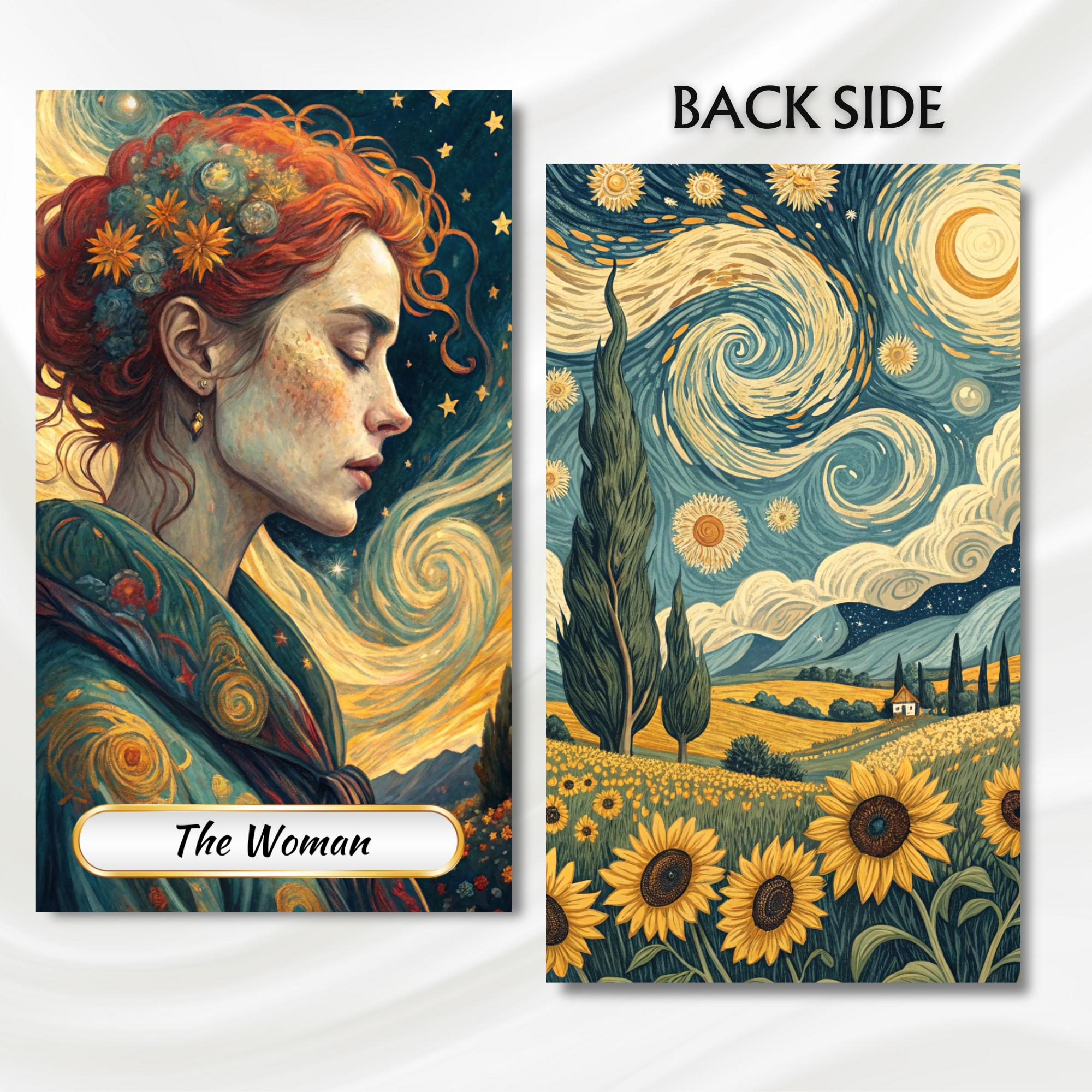 Digital Van Gogh Lenormand Tarot Deck Printable Tarot Cards Van Gogh ...