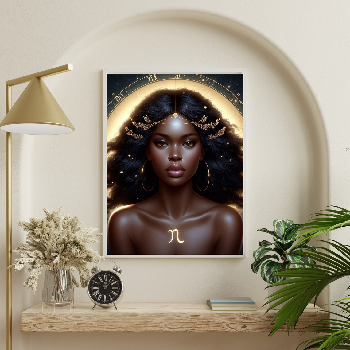 African Woman Zodiac Collection Digital Art Prints African American ...