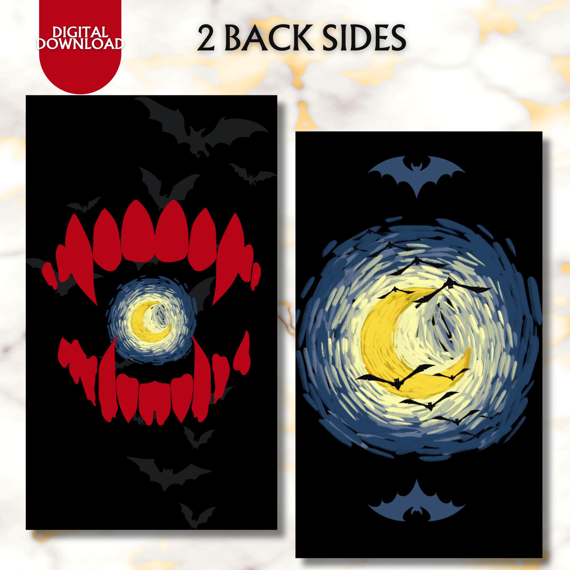 Digital Horror Van Gogh Tarot Deck Printable Tarot Cards 78 Tarot Cards ...