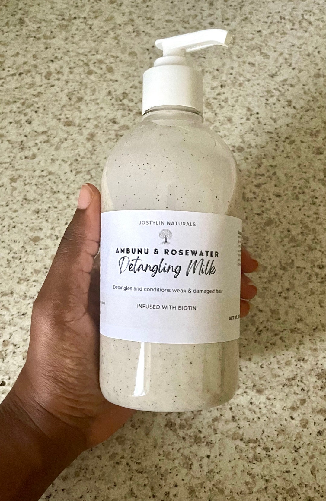 Organic Hair Detangling Leave in Spray / Milk for 4c Hair - Etsy