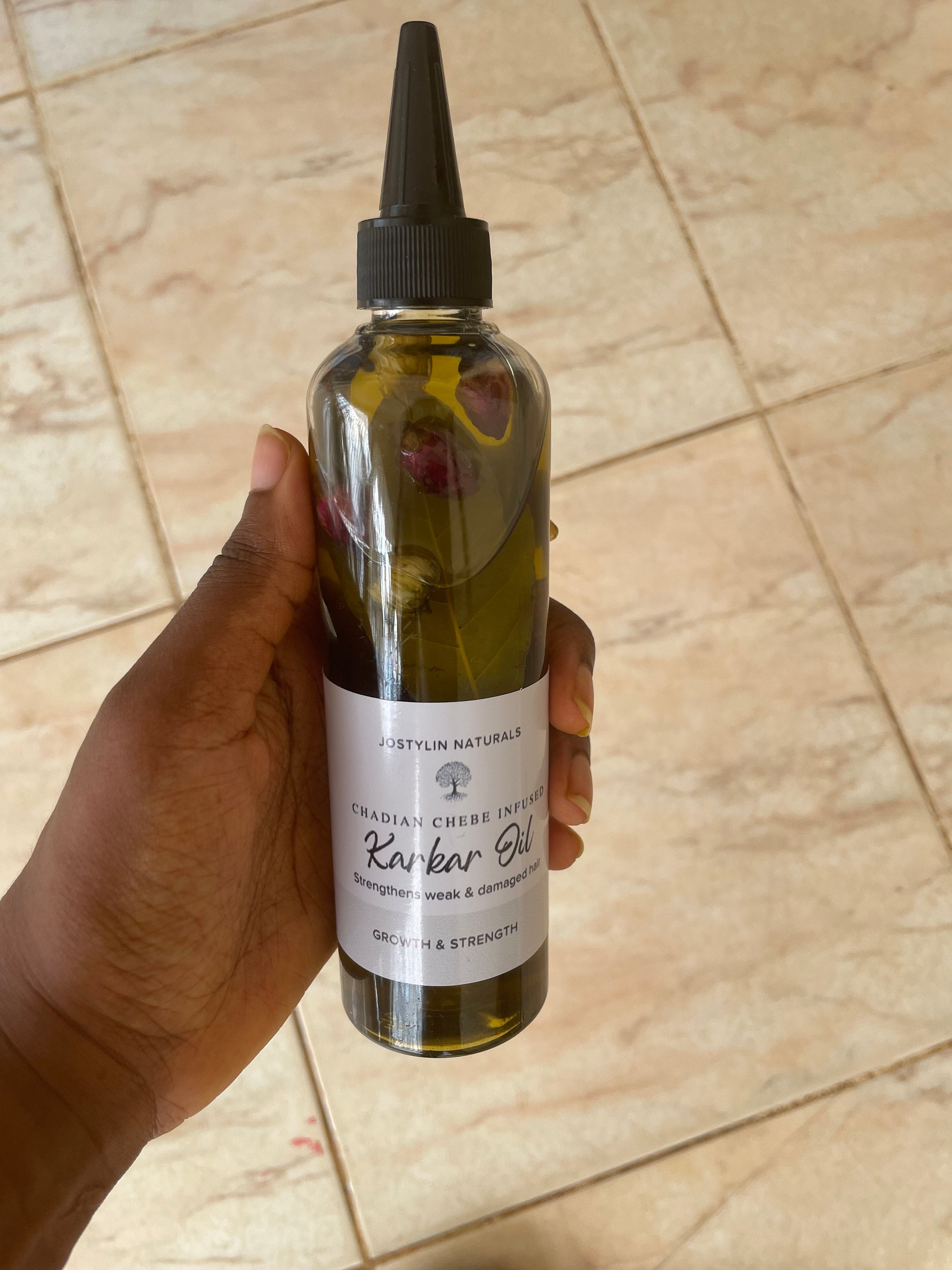 Natural Hair Growth Oil, Hair Growth Serum, Alopecia Oil, Hair Loss Oil, Premium Organic Karkar ...