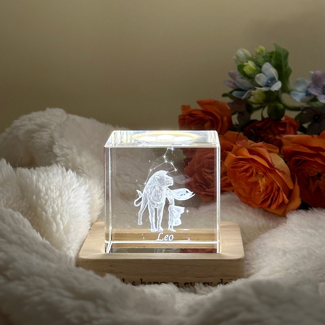 Custom Leo Night Lights, Constellation Lamp,july August Birthday Gift ...
