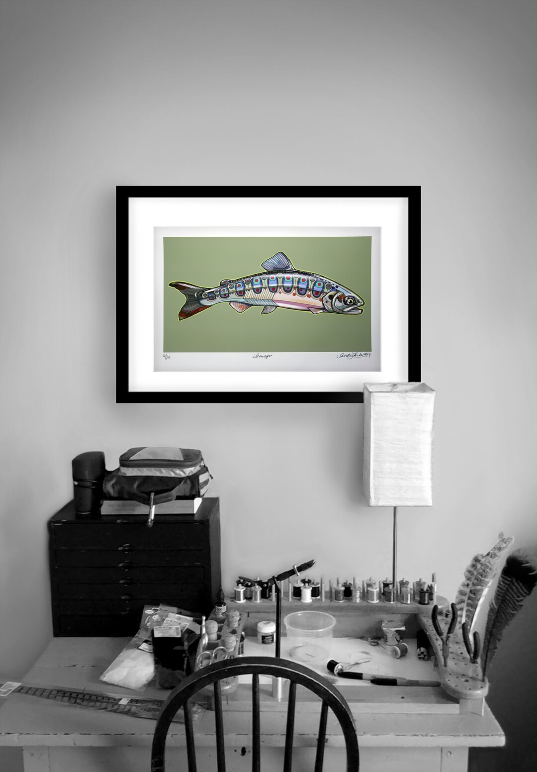 Archival Amago Trout Limited Edition Giclee Print 11x17 - Etsy