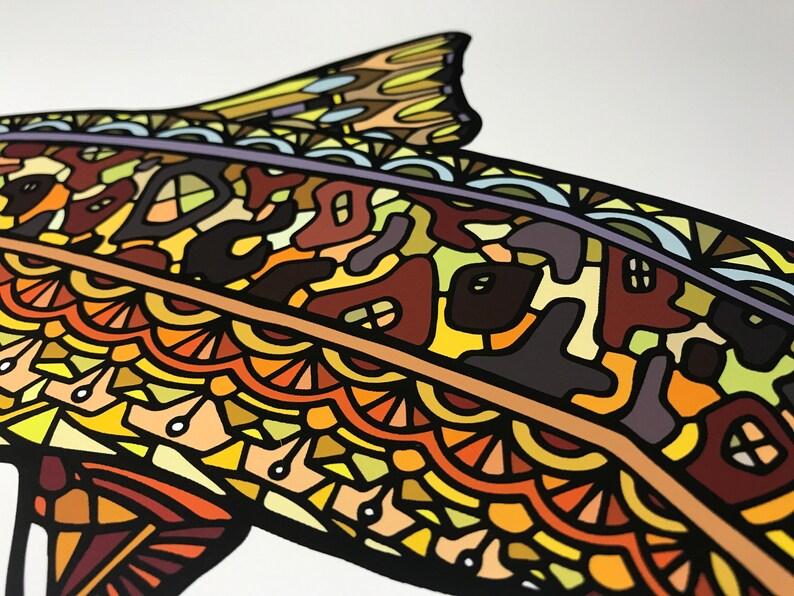 Archival Tiger Trout Limited Edition Giclee Print 11x17 - Etsy