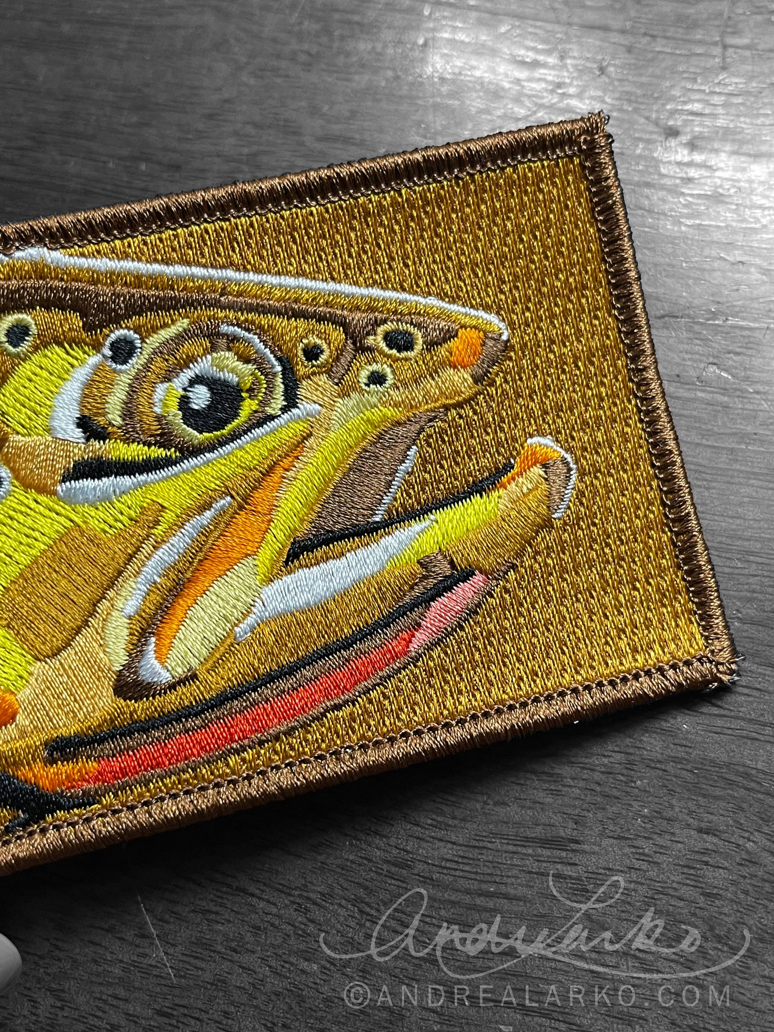 Embroidered Cutthroat Trout Iron on Fish Art Patch 5"x2.5" - Etsy