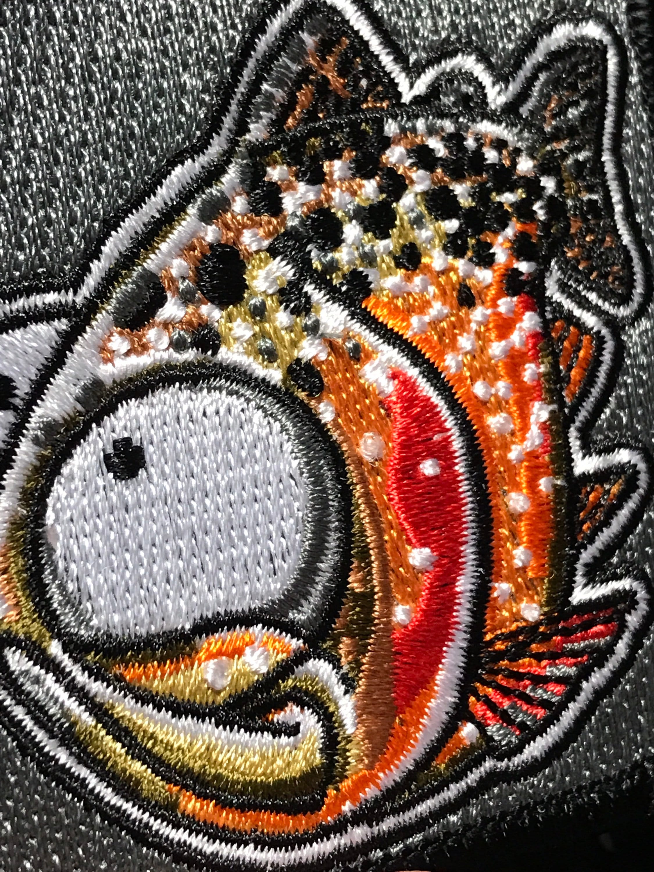 Embroidered Cutthroat Trout Iron On Fish Art Patch | Etsy