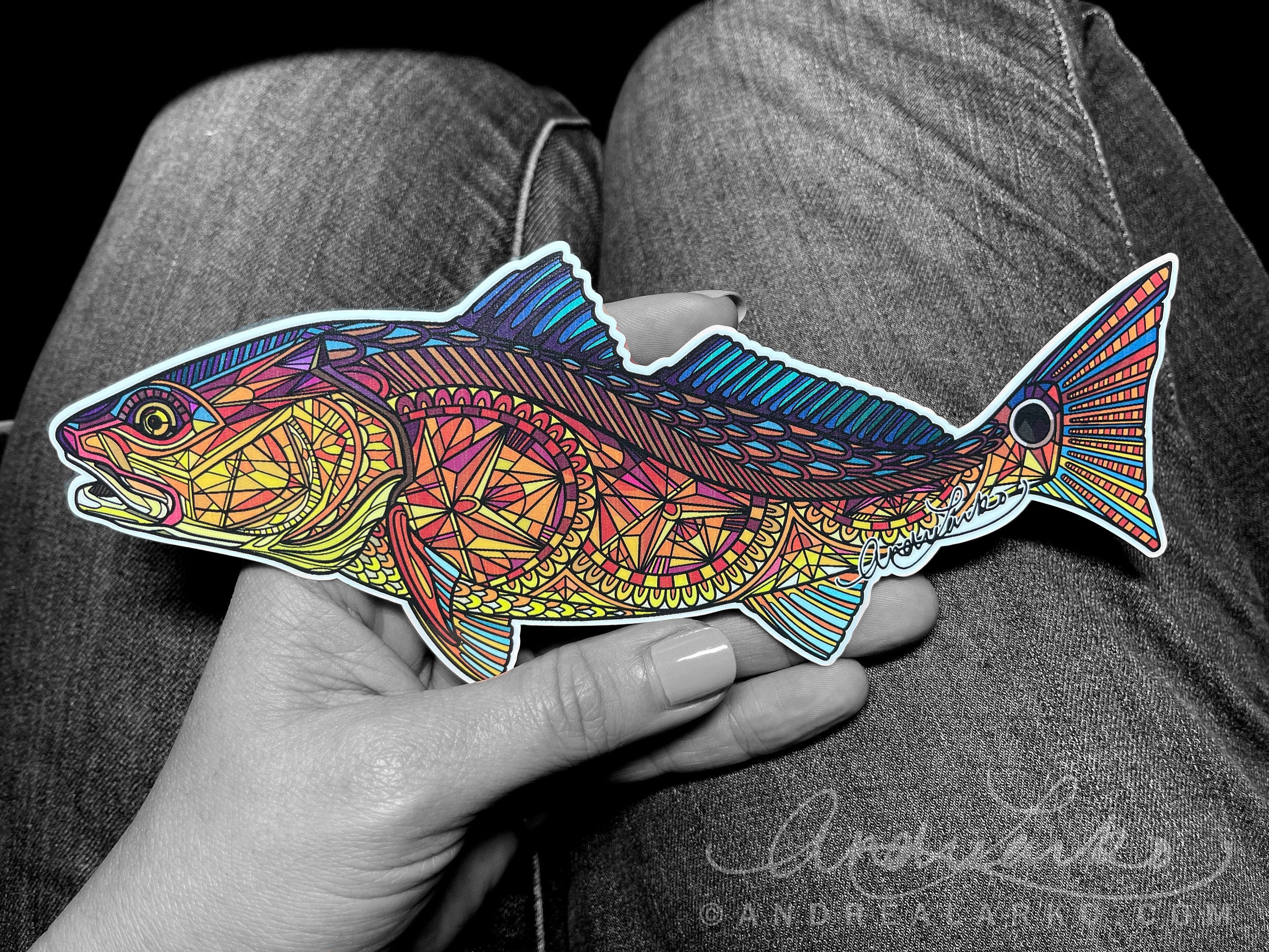 Redfish Outline Decal