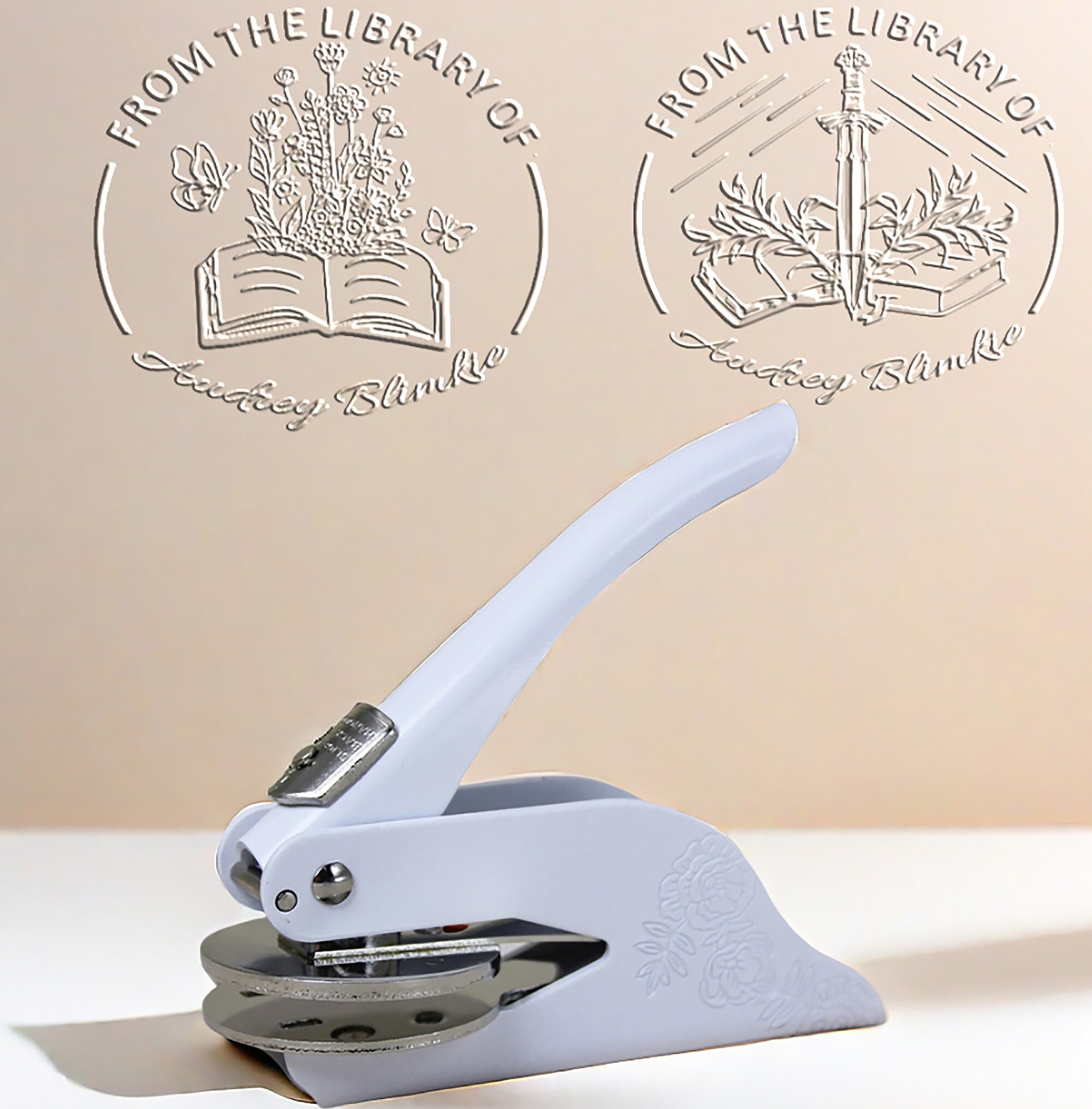 Custom Embosser, Personalized Book Embosser, Book Embosser, Custom Book ...