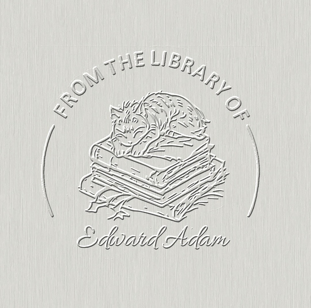 From the Library of Book Embosser for Book Lover, Book Embosser ...