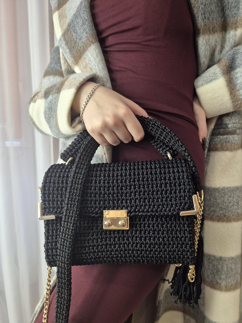 Patron de sac au crochet PDF | Tutoriel sur les sacs à main structurés ...