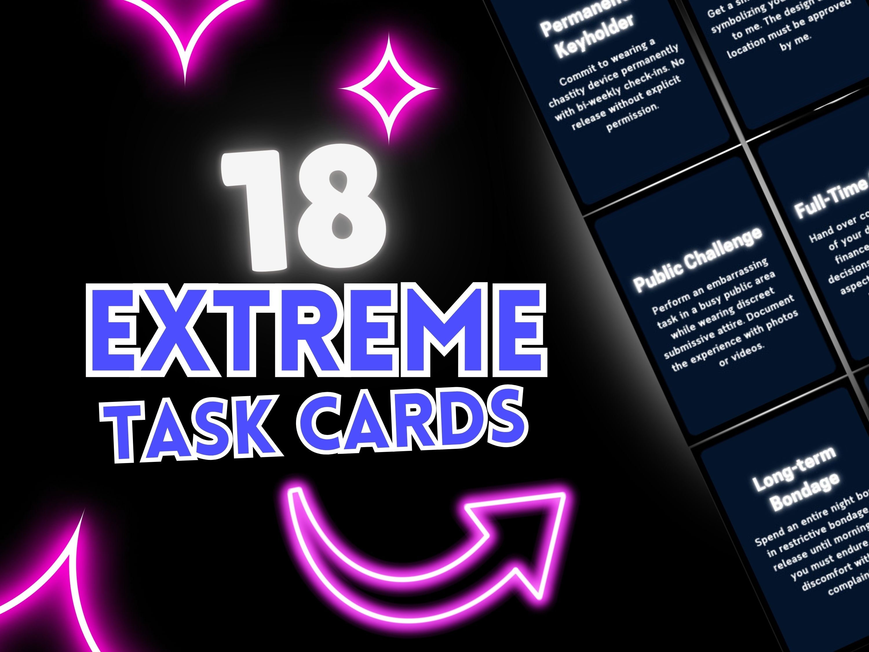 Femdom Task Cards 80 Mands For Submissives Dominatrix Rules Humiliation Tasks Sex 