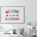 Rainbow Classroom Welcome Sign, Back to School Classroom Decor, Teacher ...