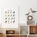 Backyard Birds Print, Bird Poster, Educational Wall Art, Nature ...