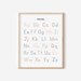 Printing Alphabet Pastel Poster, Letters Print, Kids Educational Wall ...