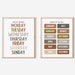 Set of 12 Neutral Boho Educational Posters, Toddler Preschool Classroom ...