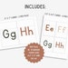 Printable ABC Flashcards, Kids Handwriting Practice Cards, Printing ...