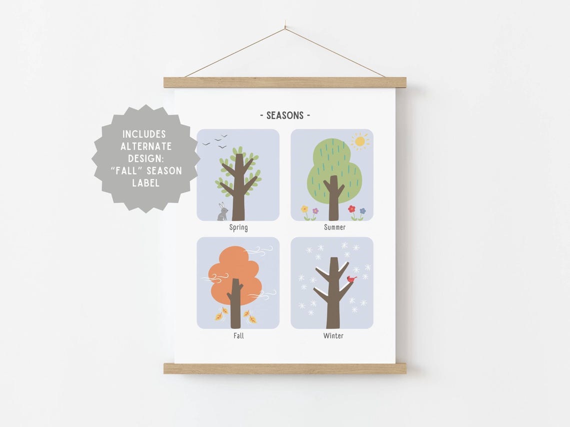 Set of 12 Rainbow Educational Posters, Preschool Classroom Decor Bundle ...