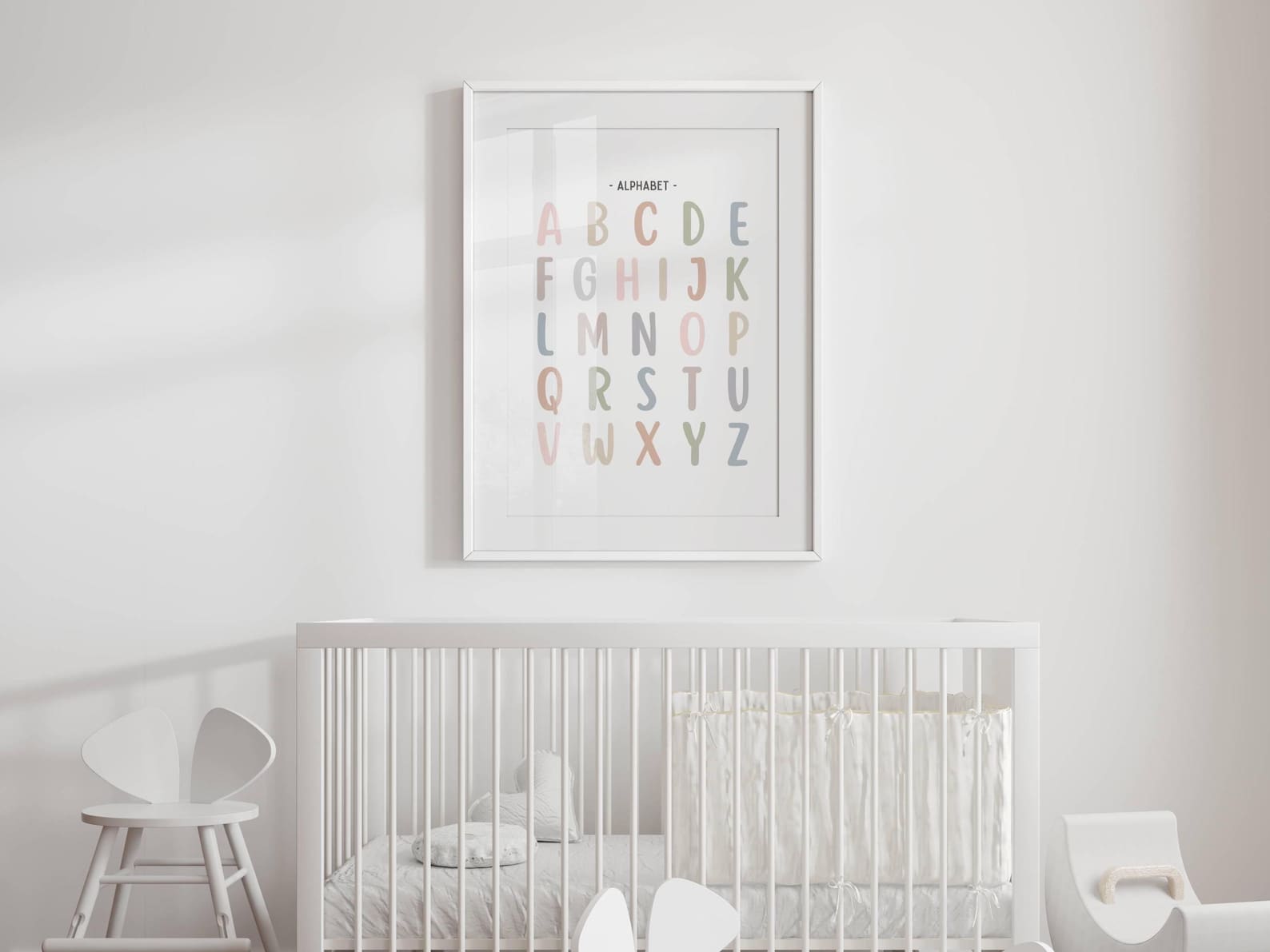 Pastel Alphabet Poster, Educational Poster for Kids, Abcs Poster ...